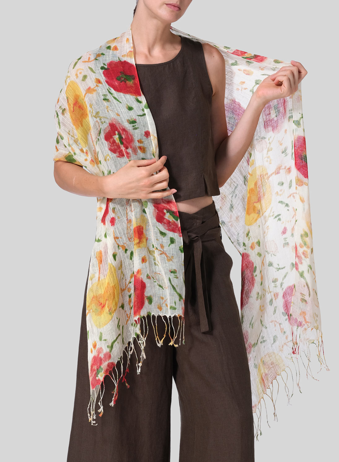 Floral Print Scarf