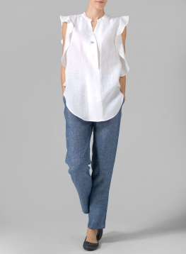 Linen Tops & Blouses | Missy Clothing