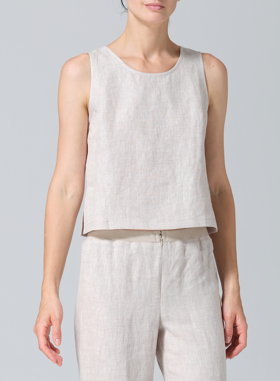 Linen Tank Top - Plus Size